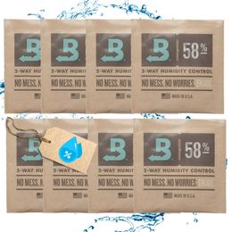 TronicXL Raumentfeuchter-Nachfüllpack 8x Größe 8 Boveda 58% Pack Grow Grower Zubehör für Growbox Ernte