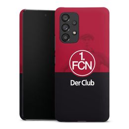 DeinDesign Galaxy A53 5G Handy Premium Case Smartphone Handyh&uuml;lle Schutzh&uuml;lle matt Official Licensed Product Der Club 1. Fc N&uuml;rnberg Premium Case
