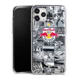 DeinDesign iPhone 11 Pro Max Handy Silikon H&uuml;lle Case transparent Handyh&uuml;lle Salzburg Red Bull Fc Red Bull Salzburg Silikon Case
