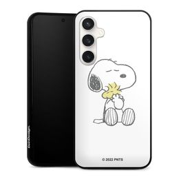 DeinDesign Galaxy S23 FE Handy Silikon H&uuml;lle Case schwarz Handyh&uuml;lle Snoopy Love Peanuts