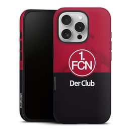 DeinDesign iPhone 16 Pro Handy Panzer Handyh&uuml;lle robuste Outdoor H&uuml;lle Schutzh&uuml;lle matt Official Licensed Product Der Club 1. Fc N&uuml;rnberg Tough Case