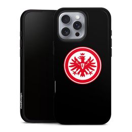 DeinDesign iPhone 16 Pro Max Handy Panzer Handyh&uuml;lle robuste Outdoor H&uuml;lle Schutzh&uuml;lle gl&auml;nzend Sge Eintracht Frankfurt Eagle Tough Case