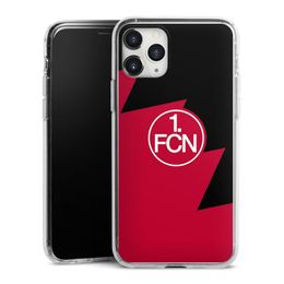 DeinDesign iPhone 11 Pro Max Handy Silikon H&uuml;lle Case transparent Handyh&uuml;lle 1. Fc N&uuml;rnberg Merchandise 1. Fcn Silikon Case