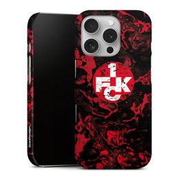 DeinDesign iPhone 16 Pro Handy Premium Case Smartphone Handyh&uuml;lle Schutzh&uuml;lle matt 1. Fc Kaiserslautern 1. Fck Logo Premium Case