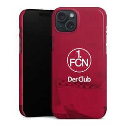 DeinDesign iPhone 15 Plus Handy Premium Case Smartphone Handyh&uuml;lle Schutzh&uuml;lle gl&auml;nzend Official Licensed Product 1. Fc N&uuml;rnberg Bundesliga Premium Case