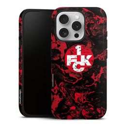 DeinDesign iPhone 16 Pro Handy Panzer Handyh&uuml;lle robuste Outdoor H&uuml;lle Schutzh&uuml;lle gl&auml;nzend 1. Fc Kaiserslautern 1. Fck Logo Tough Case