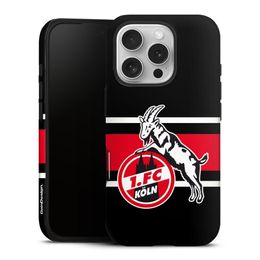 DeinDesign iPhone 16 Pro Handy Panzer Handyh&uuml;lle robuste Outdoor H&uuml;lle Schutzh&uuml;lle matt Official Licensed Product 1. Fc K&ouml;ln Logo Tough Case