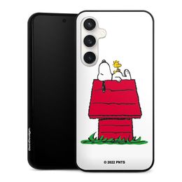 DeinDesign Galaxy S23 FE Handy Silikon H&uuml;lle Case schwarz Handyh&uuml;lle Snoopy Peanuts Official Licensed Product