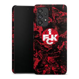DeinDesign Galaxy A53 5G Handy Premium Case Smartphone Handyh&uuml;lle Schutzh&uuml;lle gl&auml;nzend 1. Fc Kaiserslautern 1. Fck Logo Premium Case