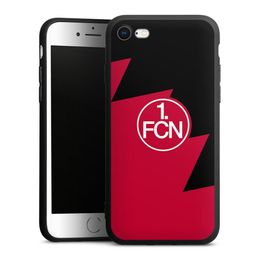 DeinDesign iPhone SE (2020) Handy Premium Silikon H&uuml;lle Handyh&uuml;lle schwarz Case 1. Fc N&uuml;rnberg Merchandise 1. Fcn Silikon Premium Case
