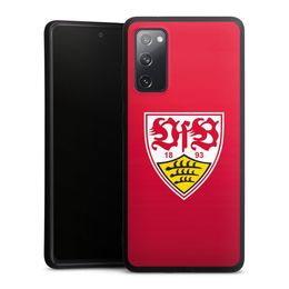 DeinDesign Galaxy S20 FE Handy Premium Silikon H&uuml;lle Handyh&uuml;lle schwarz Case Vfb Stuttgart Official Licensed Product Logo Silikon Premium Case