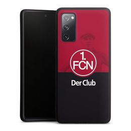 DeinDesign Galaxy S20 FE Handy Premium Silikon H&uuml;lle Handyh&uuml;lle schwarz Case Official Licensed Product Der Club 1. Fc N&uuml;rnberg Silikon Premium Case