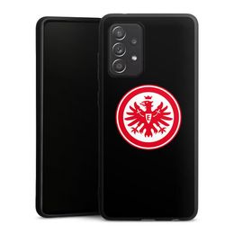 DeinDesign Galaxy A52s 5G Handy Premium Silikon H&uuml;lle Handyh&uuml;lle schwarz Case Sge Eintracht Frankfurt Eagle Silikon Premium Case