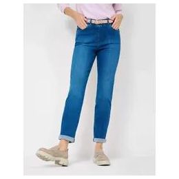 Bequeme Jeans RAPHAELA BY Brax "Style LAVINA JOY" Gr. 46K (23), Kurzgrößen, grau (stein) Damen Jeans