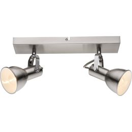 Globo Lighting - FARGO - Strahler Metall Nickel matt, 2x E14