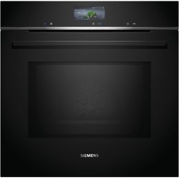 Siemens Backofen mit Mikrowelle "HM776GKB1", schwarz, B:59,4cm H:59,5cm T:54,8cm, Backöfen