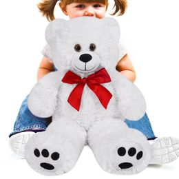 Casaria Deuba Teddybär Knuddel L - 50cm - weiß