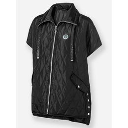 WITT Damen Weste mit Rautensteppung, schwarz, Gr&ouml;&szlig;e 54
