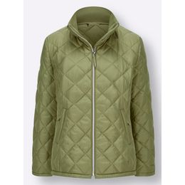 WITT Damen Steppjacke mit Sandwich-Stepp und Wattierung, schilf, Gr&ouml;&szlig;e 40