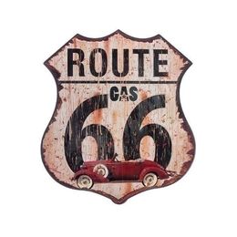 MyFlair Metallschild "Route 66 Gas"