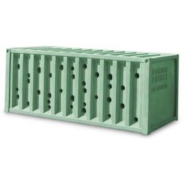 Nisthilfe Wildbienen-Hotel Container Grün Groß