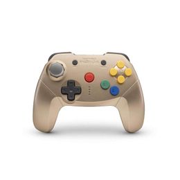 Retro Fighters Brawler64 Bluetooth NSO Edition - Gold - Controller - Nintendo Switch