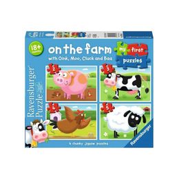 Ravensburger On the Farm first puzzle 2/3/4/5p