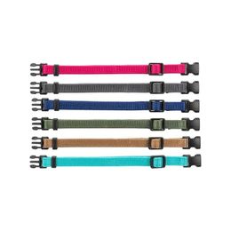 Trixie Junior Set of puppy collars S-M: 17-25 cm/10 mm 6 pcs. fuchsia graphite indigo forest coral ocean