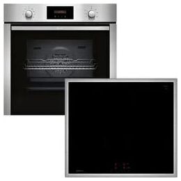 A (A+++ bis D) Neff Backofen-Set "BX46PI" Herdsets grau (edelstahl)