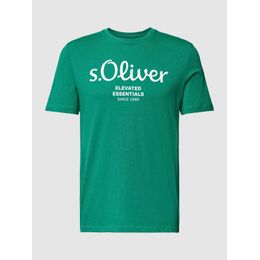 s.Oliver RED LABEL T-Shirt mit Label-Print