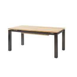 Diamond Garden Porto Ausziehtisch Edelstahl/Recycled Teak 170x90 - 320x100 cm