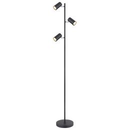 Globo Lighting - ROBBY - Stehleuchte Metall schwarz matt, 3x GU10 LED