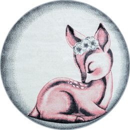 Ayyildiz Teppich, BAMBI 0850, PINK, 120 x 120 cm