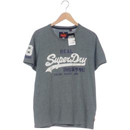 Superdry Herren T-Shirt, türkis, Gr. 56