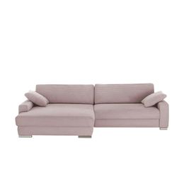 Medium Ecksofa Marilyn ¦ rosa/pink ¦ Maße (cm): B: 310 H: 88 T: 182