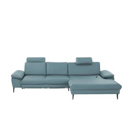 Gallery M Ecksofa Diana ¦ blau ¦ Maße (cm): B: 324 H: 86 T: 213