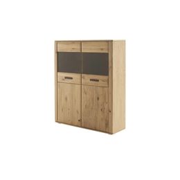 Woodford Highboard Alesio ¦ holzfarben ¦ Maße (cm): B: 114 H: 140 T: