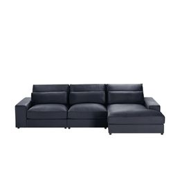 Höffner Ecksofa Branna ¦ grau ¦ Maße (cm): B: 322 H: 88 T: 164