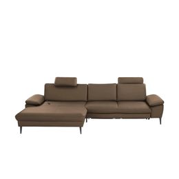 Gallery M Ecksofa Diana ¦ braun ¦ Maße (cm): B: 324 H: 86 T: 213