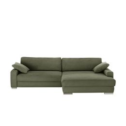 Medium Ecksofa Marilyn ¦ grün ¦ Maße (cm): B: 310 H: 88 T: 182