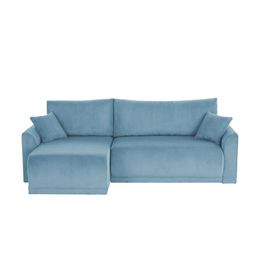 Höffner Ecksofa Malyn ¦ türkis/petrol ¦ Maße (cm): B: 235 H: 85 T: 146