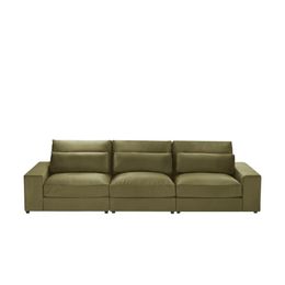 Höffner 3 Sitzer Sofa Branna ¦ grün ¦ Maße (cm): B: 322 H: 88 T: 120