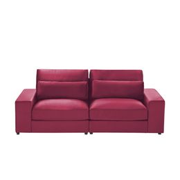 Höffner Big Sofa Branna ¦ rot ¦ Maße (cm): B: 232 H: 88 T: 120