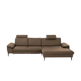 Gallery M Ecksofa Diana ¦ braun ¦ Maße (cm): B: 324 H: 86 T: 213