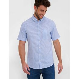 Brax Herren Hemd Style DAN, Blau, Gr. L