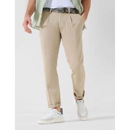 Eurex By Brax Herren Bundfaltenhose Style LUIS, Beige, Gr. 50