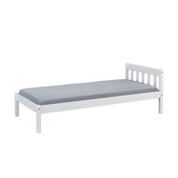 Höffner Einzelbett Vilmar ¦ weiß ¦ Maße (cm): B: 210 H: 70 T: 98