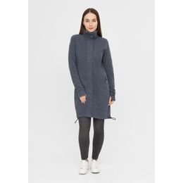 Sweatjacke Bench. "BETTY" Gr. XS (36), blau (dark sapphire) Damen Sweatjacken mit Bench Logostickerei