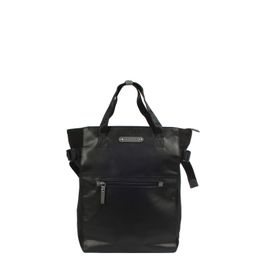 Cityrucksack 7CLOUDS "Mendo 7.4" Gr. B/H/T: 27 cm x 37 cm x 9 cm, schwarz (black) Rucksäcke mit recyceltem PET