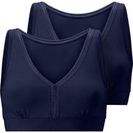 w&auml;schepur Damen Bustier mit Unterbrustband marine, Gr&ouml;&szlig;e 46